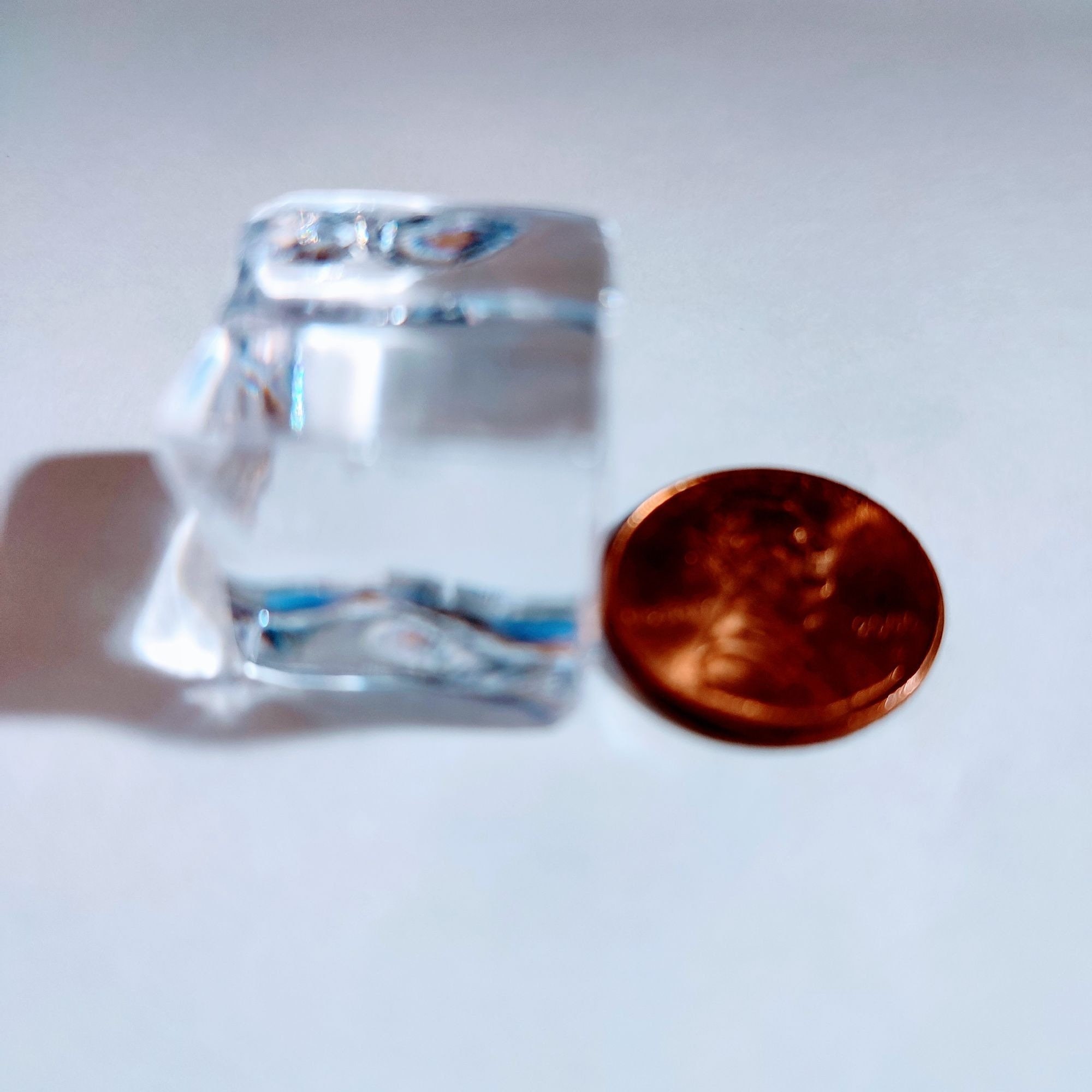 5pc 3D Acrylic Ice Cubes Realistic Fake Ice Cube Craft Supplies Snow ...