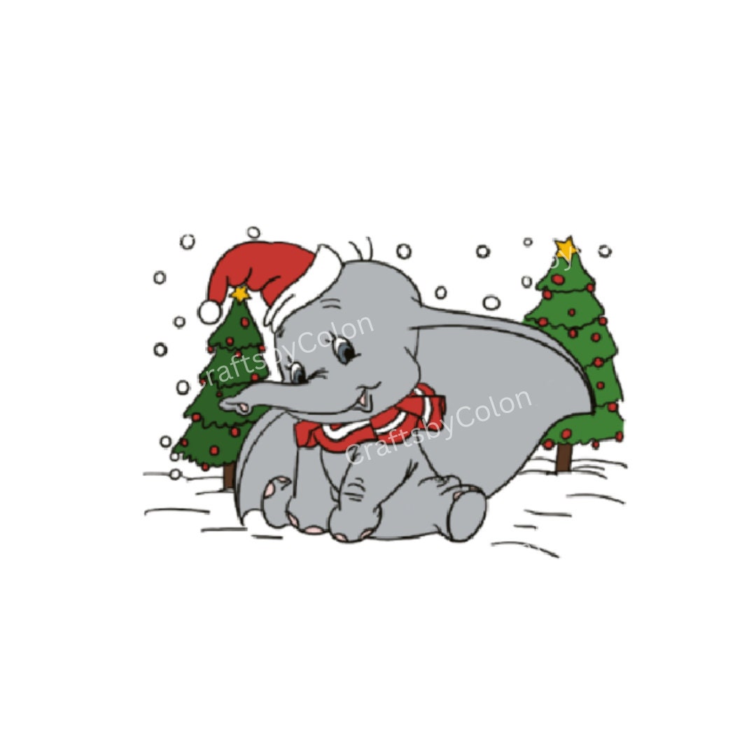 Dumbo Christmas PNG Digital Download - Etsy