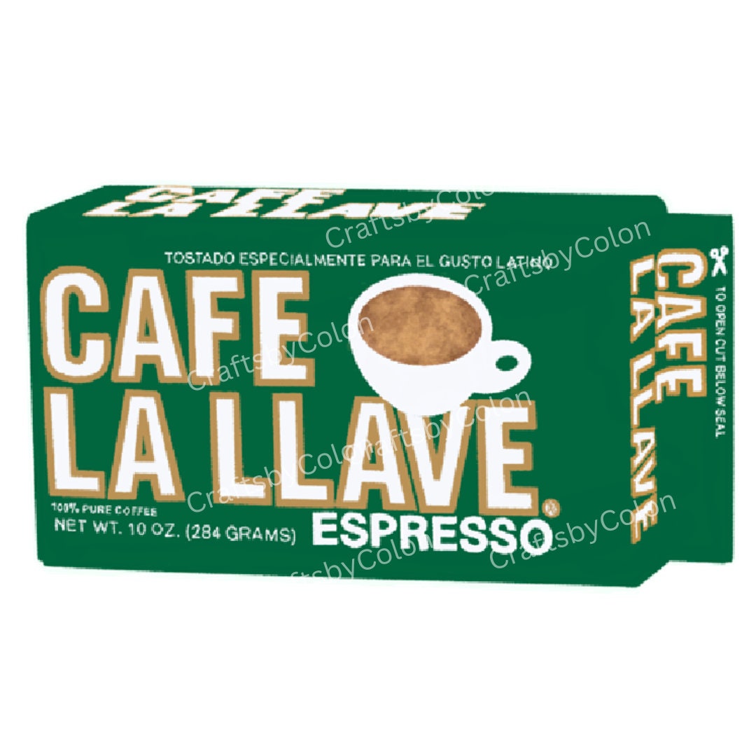 Cafe La Llave - Cuban Coffee PNG - Digital Download - Etsy