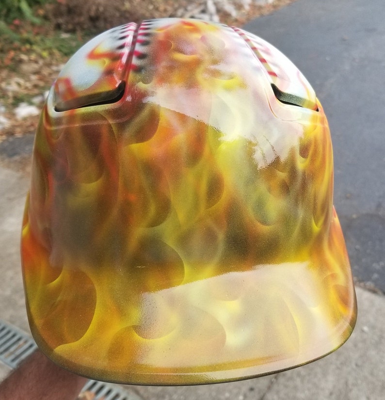 Custom Airbrushed Ball Helmets - Etsy