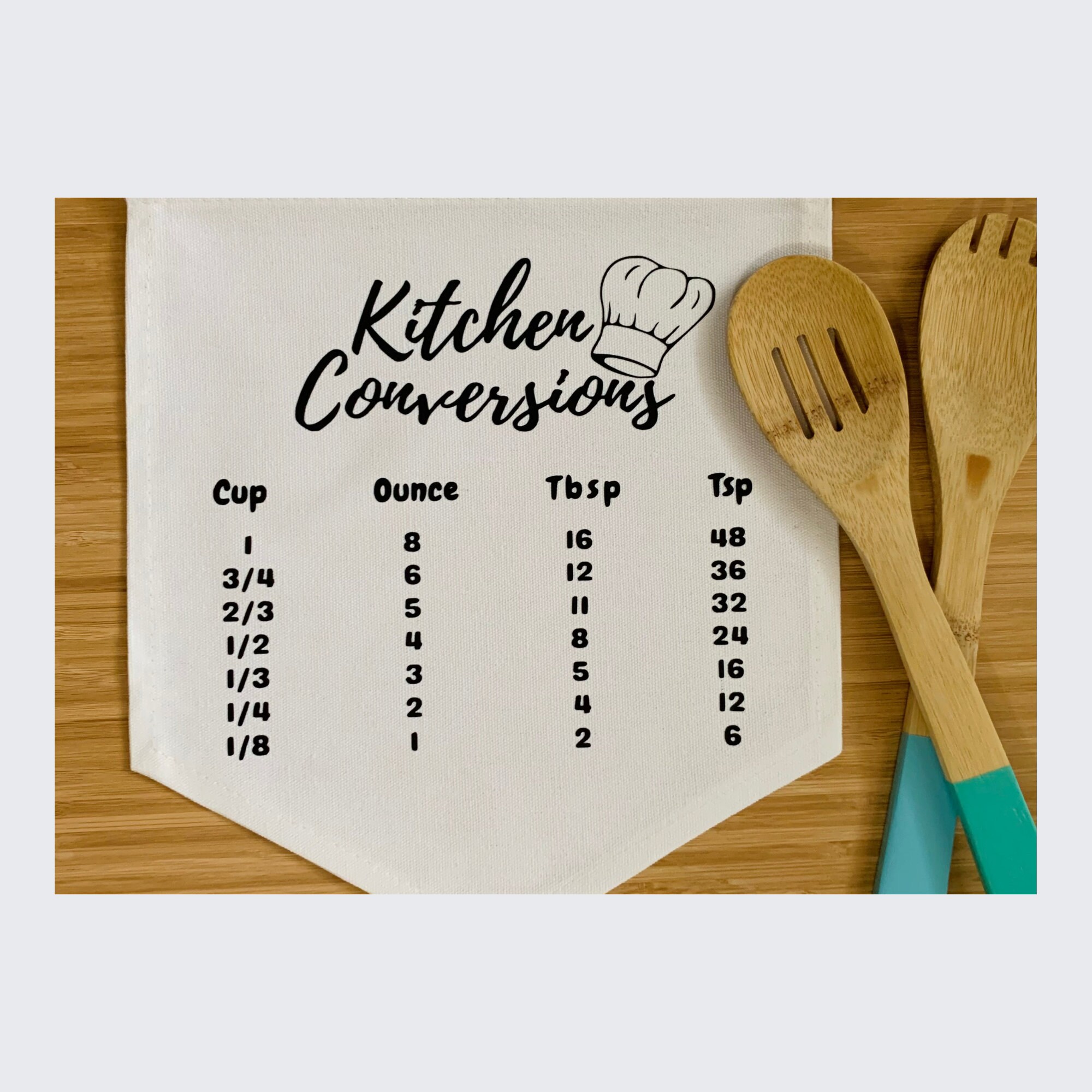 Kitchen Conversions Sign Kitchen Wall Hanging Kitchen Tools - Etsy