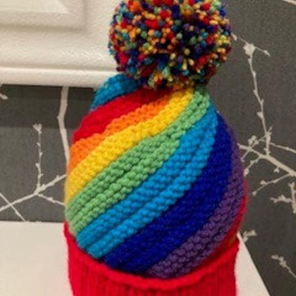 Extra Large Bobble Hat - Etsy UK