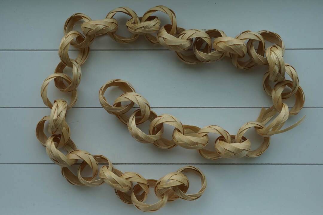 Bamboo Chain Chew Toy for Bunnies | Natural Boredom Breaker for Rabbits ...