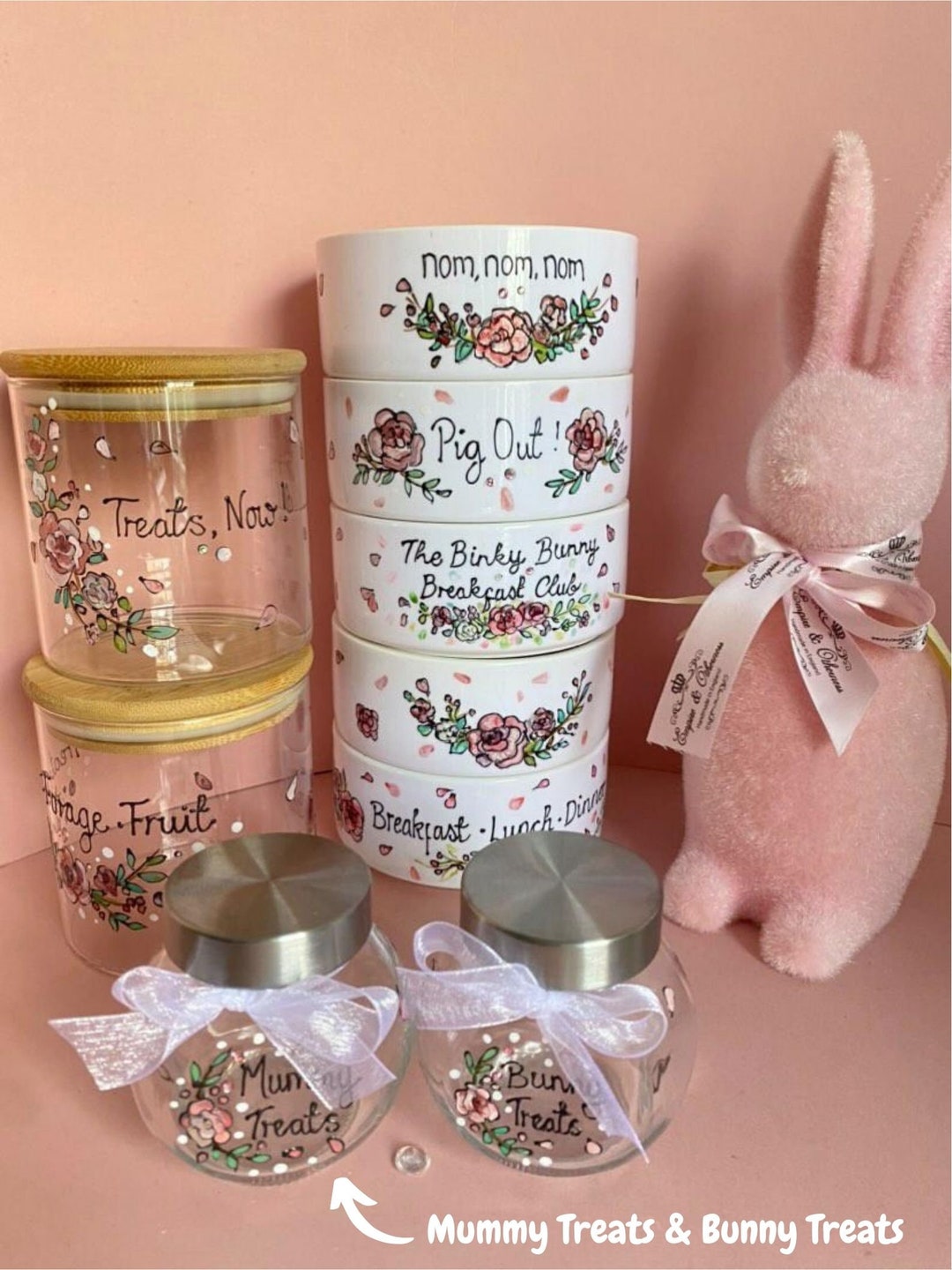 Empire&otherness Mummy + Bunny Treat Jars Set | Mothers Day | Treats ...