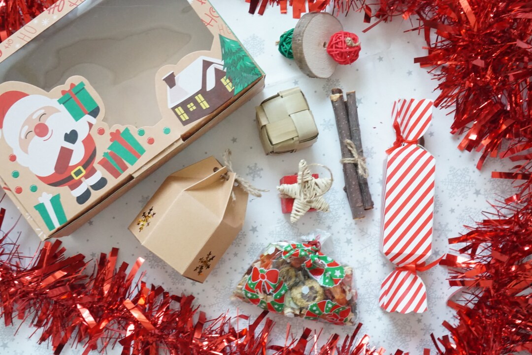 Christmas Eve Box for Bunnies Festive Xmas Eve Box Filled With Treats ...