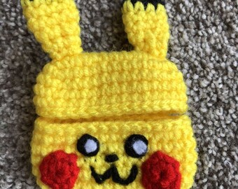 Crochet Airpod Pro Pikachu Case - Etsy