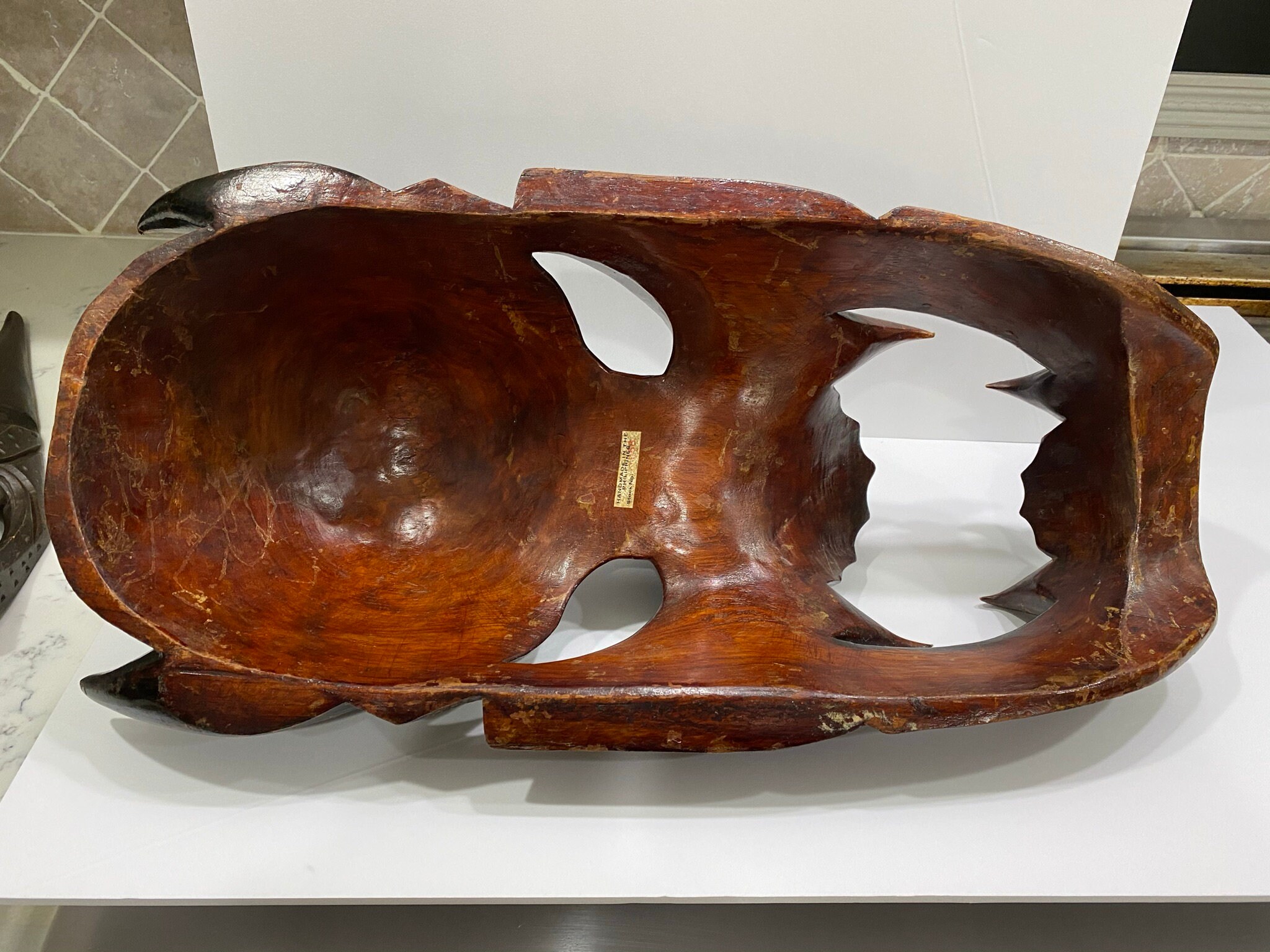 20th Century Tribal Carved Wooden Igorot or Ifugao Bakunawa Mask - Etsy