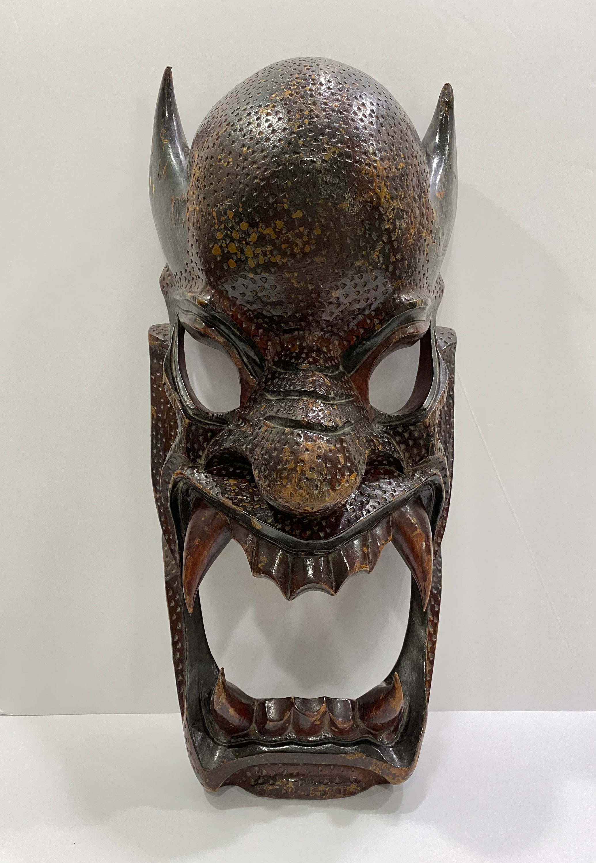 20th Century Tribal Carved Wooden Igorot or Ifugao Bakunawa Mask - Etsy