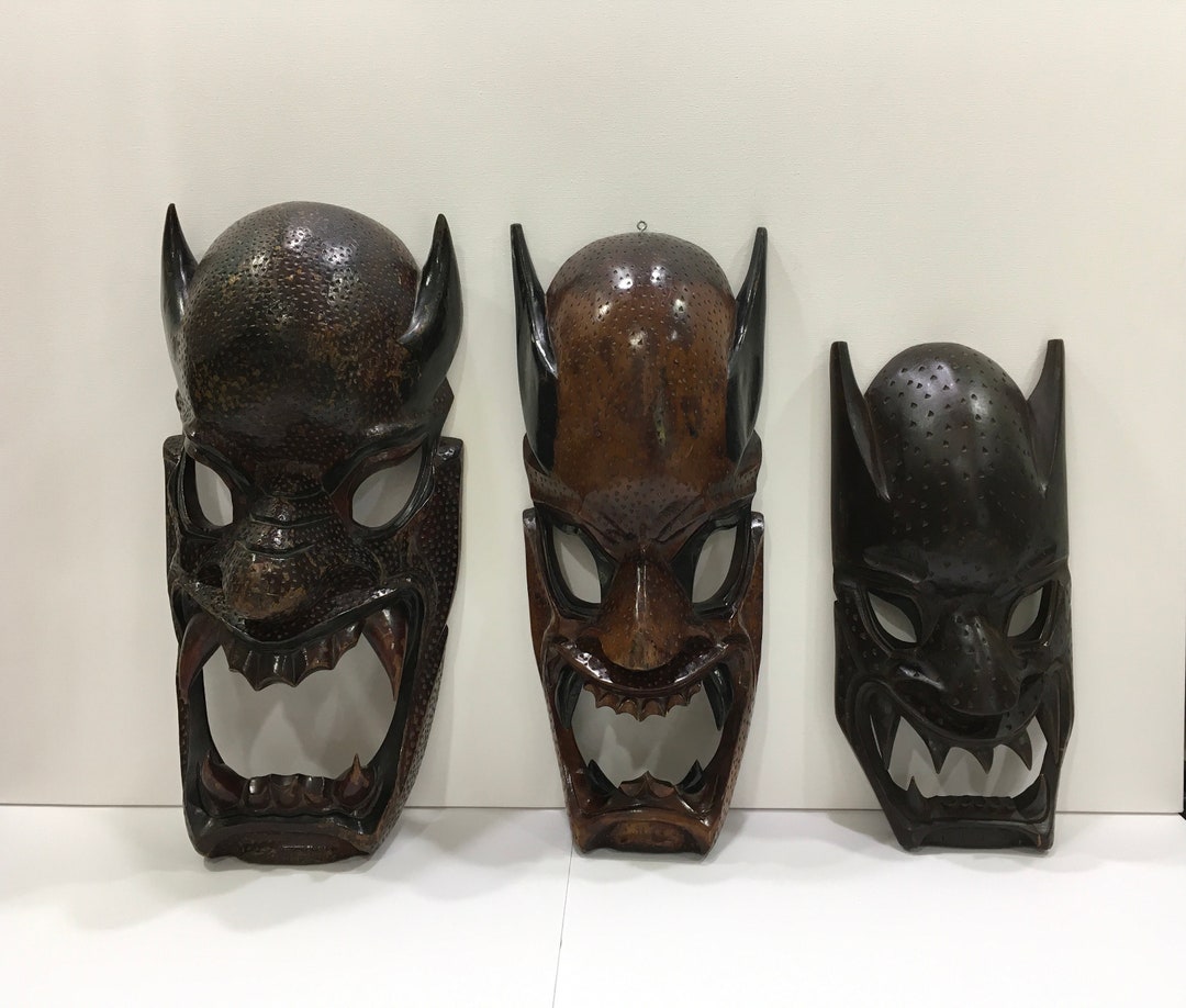 20th Century Tribal Carved Wooden Igorot or Ifugao Bakunawa Mask - Etsy