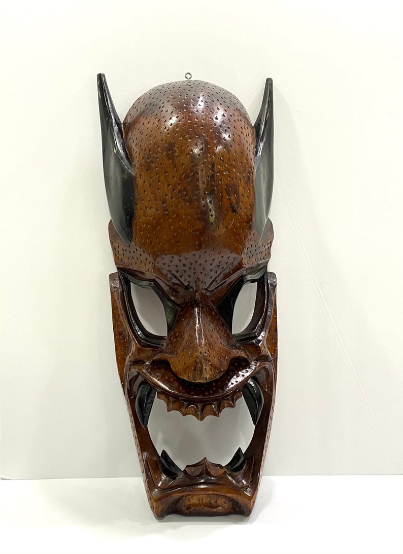 20th Century Tribal Carved Wooden Igorot or Ifugao Bakunawa Mask - Etsy