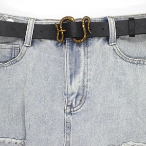 Serpentes Snake Buckle Belt , Snake Belt, Buckle Belt, Waistband, Gold ...