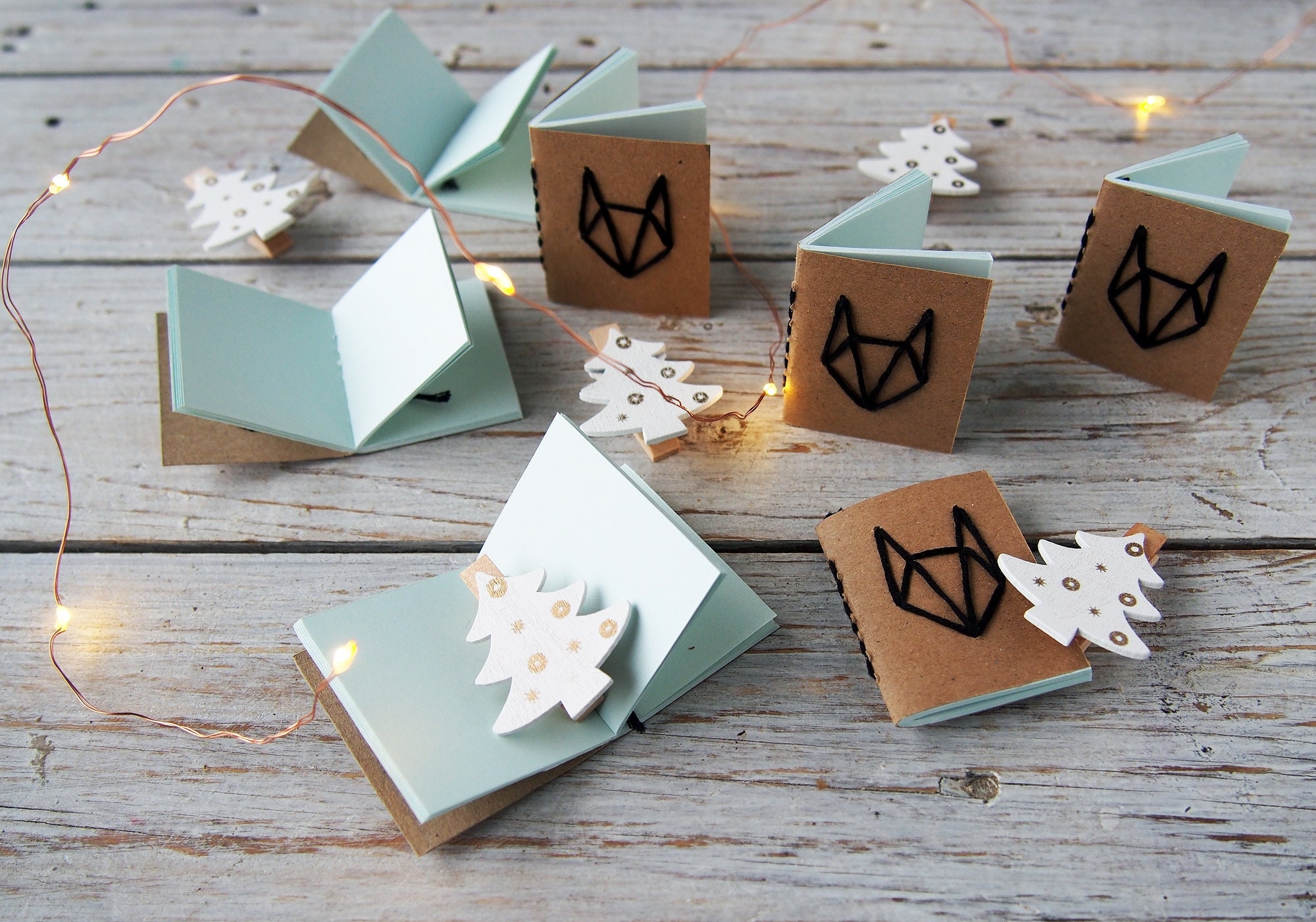 Tiny Notebook With Little Prince Fox Illustration, Embroidered Fox ...