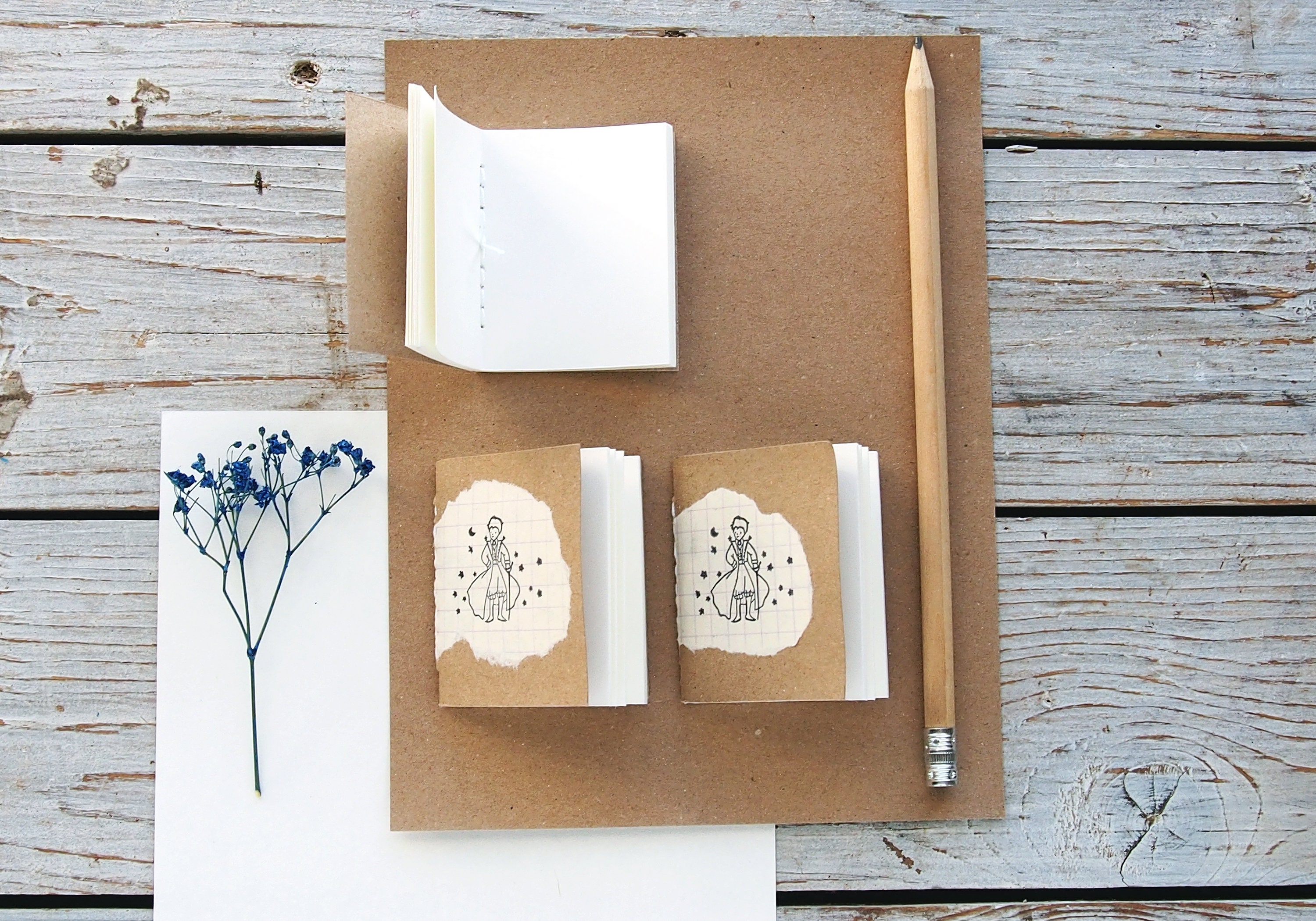 The Little Prince Tiny Notebook Set Little Prince Journal | Etsy