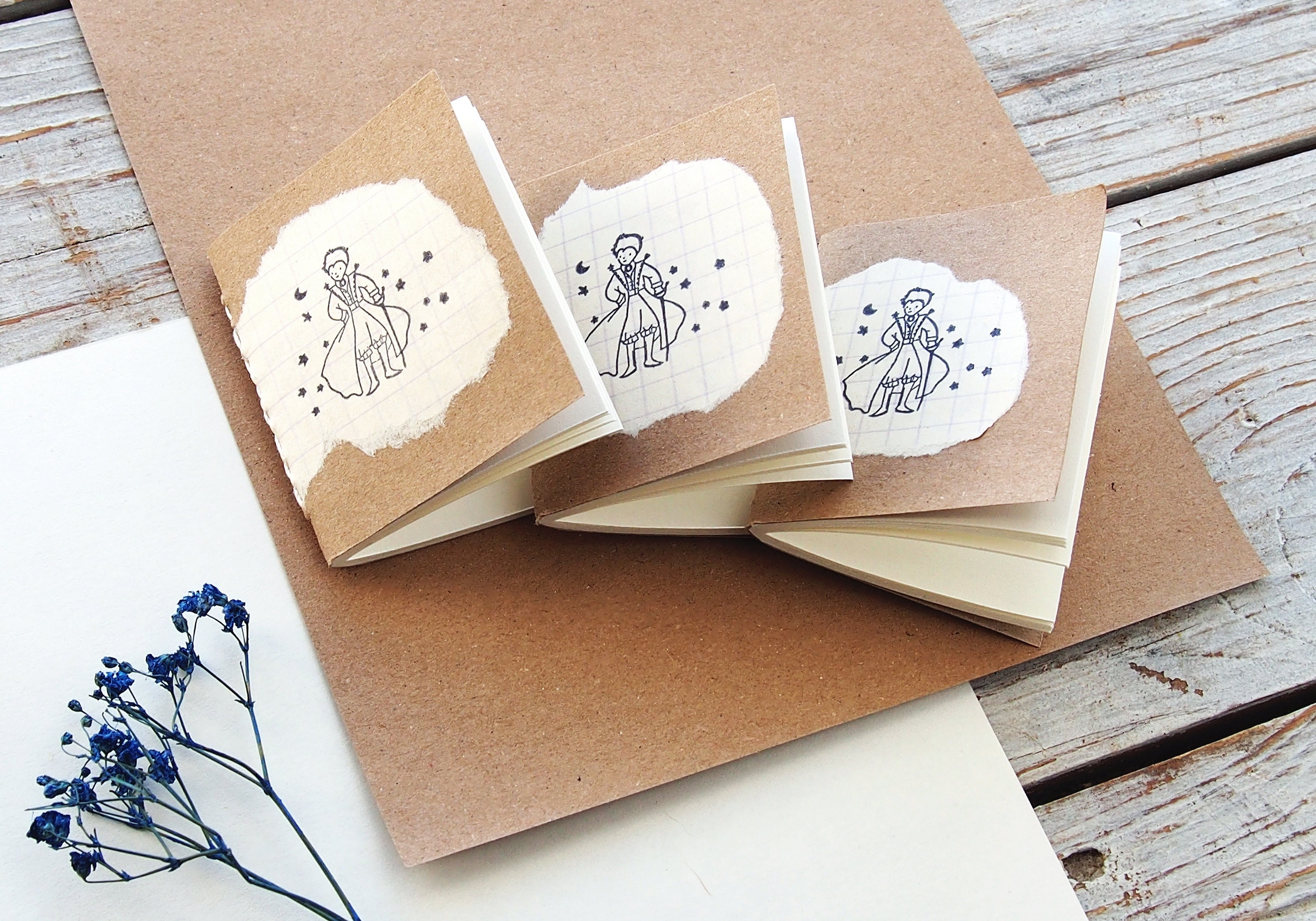The Little Prince Tiny Notebook Set, Little Prince Journal, Miniature ...