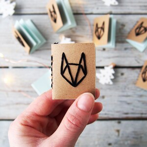 Tiny Notebook With Little Prince Fox Illustration, Embroidered Fox ...