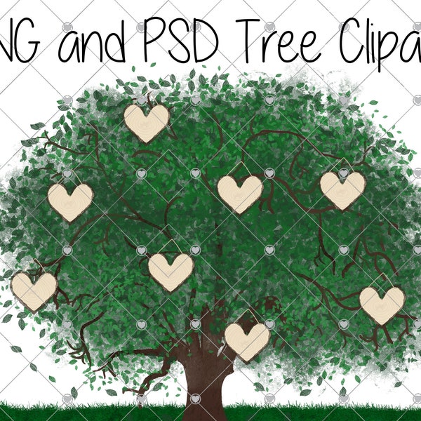 Family Tree Clipart - Etsy