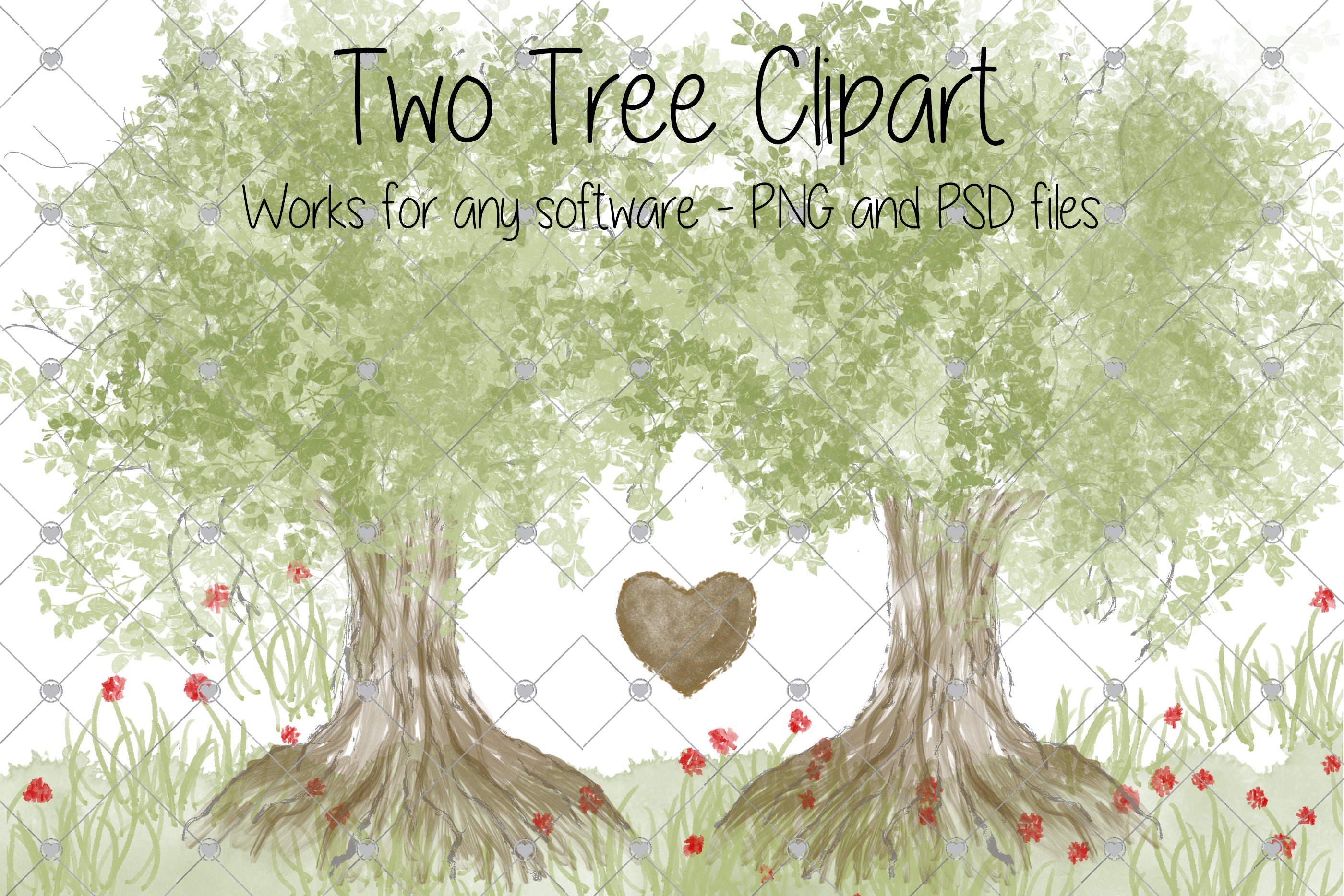 Family Tree clipart Watercolor clipart Tree clipart | Etsy