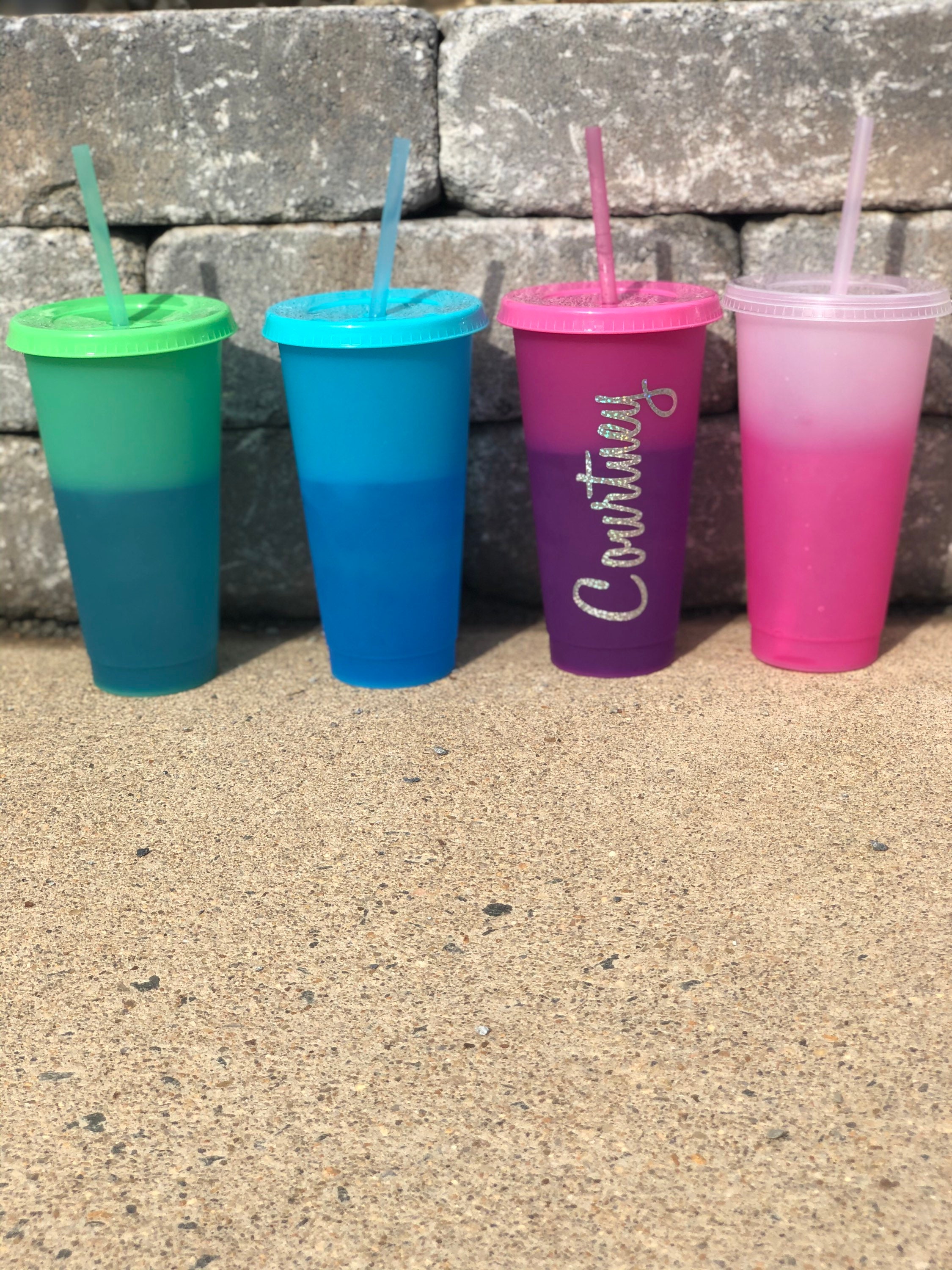 Personalized Color changing cup custom cup with name | Etsy