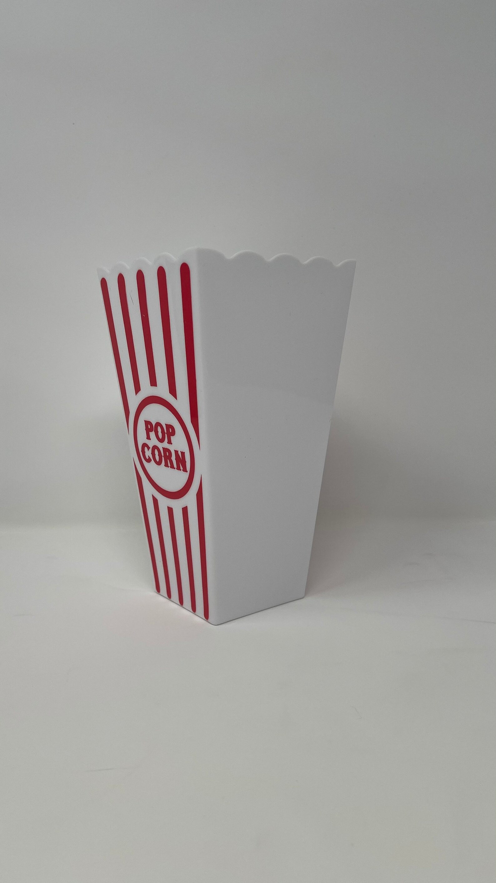 Personalized Classic Popcorn Bin, Popcorn Container for Movie Night ...