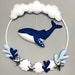 Whale Decor, Whale Hanging, Ocean Wreath, Wall Ocean Decor, Nautic ...