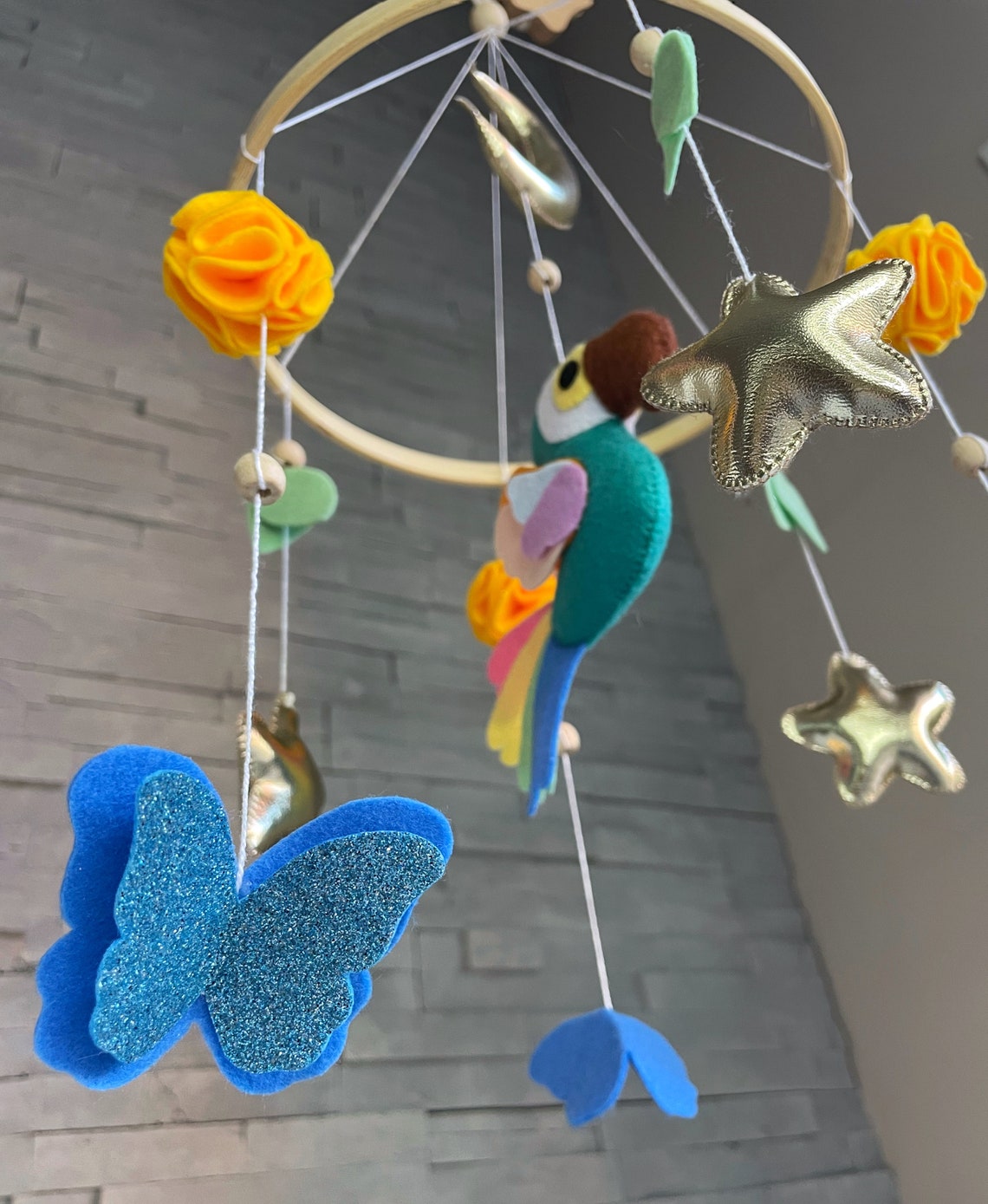 Parrot Mobile, Baby Mobile, Tropical Mobile, Сrib Mobile, Safari Mobile ...