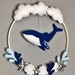 Whale Decor, Whale Hanging, Ocean Wreath, Wall Ocean Decor, Nautic ...