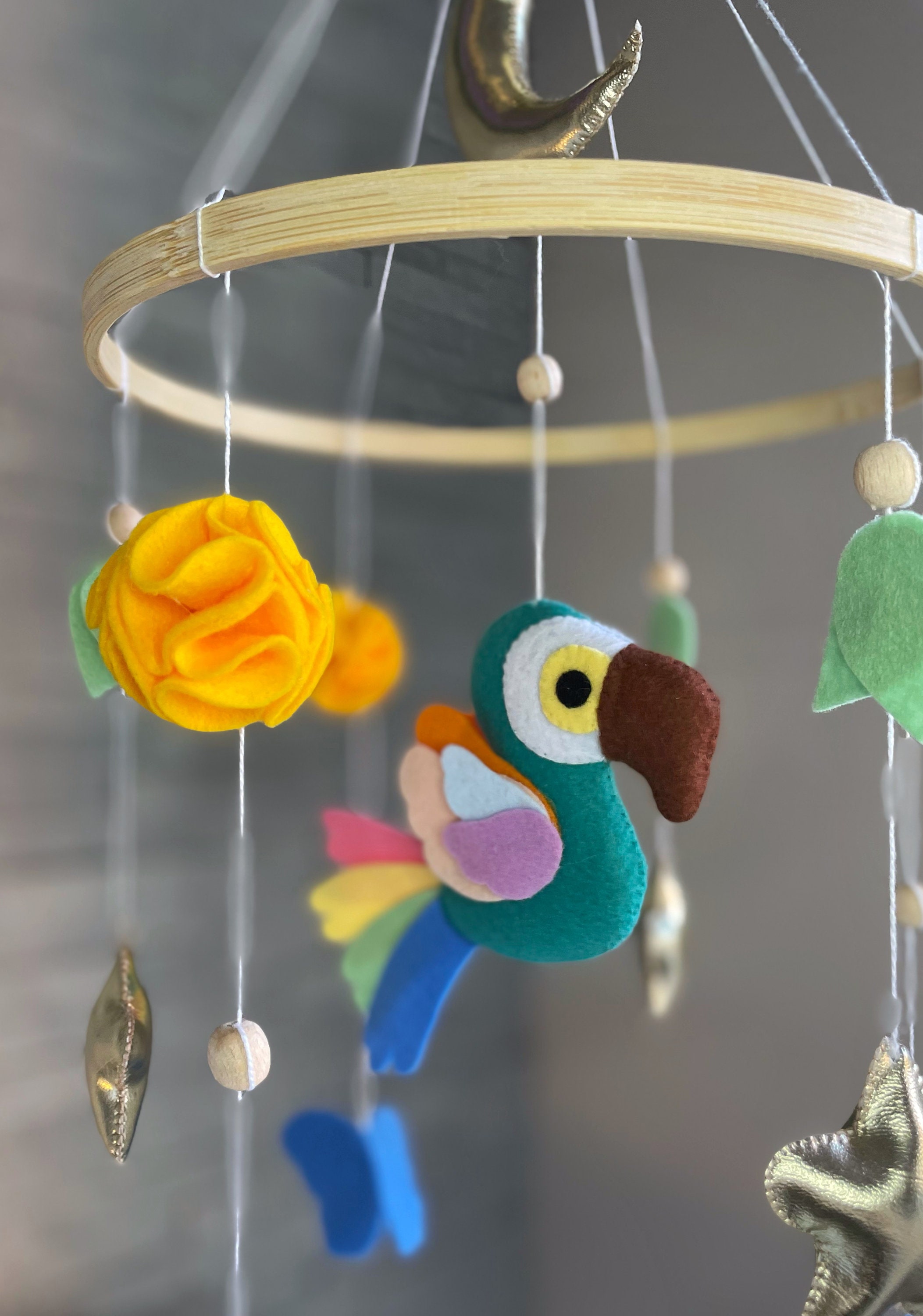 Parrot Mobile, Baby Mobile, Tropical Mobile, Сrib Mobile, Safari Mobile ...