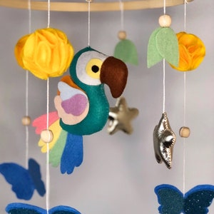 Parrot Mobile Baby Mobile Tropical Mobile Сrib Mobile - Etsy