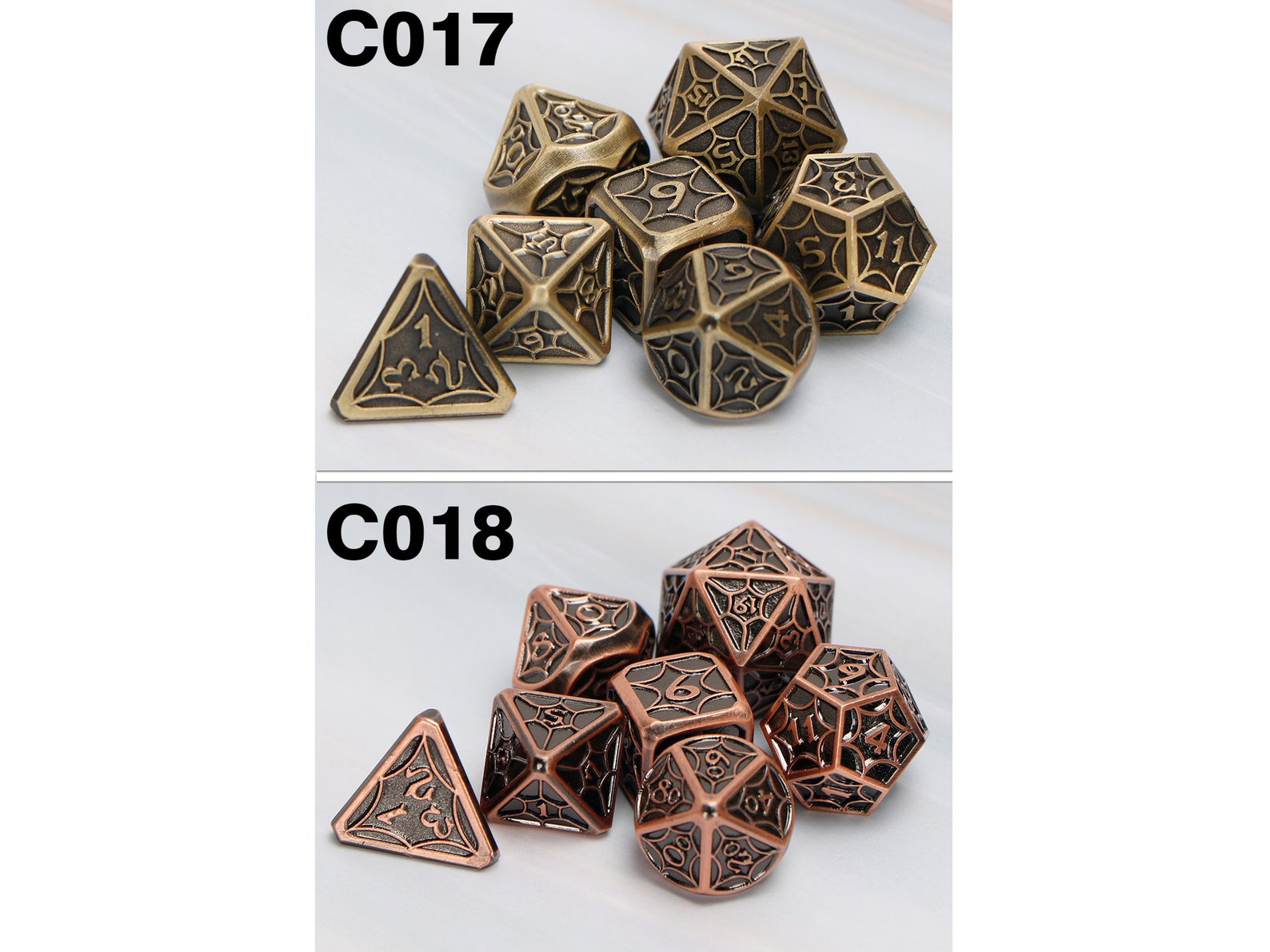 D&d Dice / Blue Dnd Dice / Metal Dice / Mtg Dice / Set of Dice | Etsy