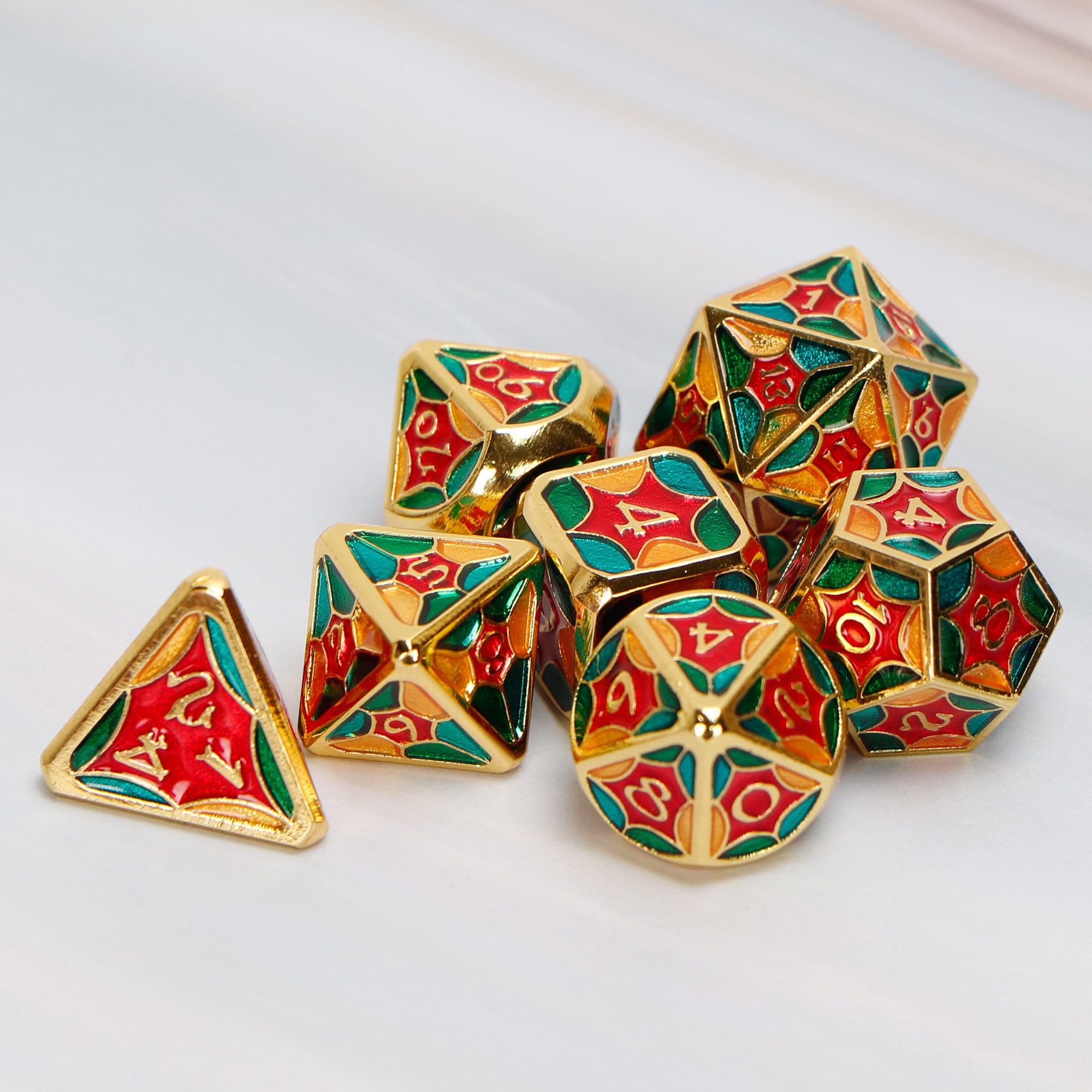 Set di dadi DND / dadi metallici / dadi poliedri / dadi d&d / | Etsy