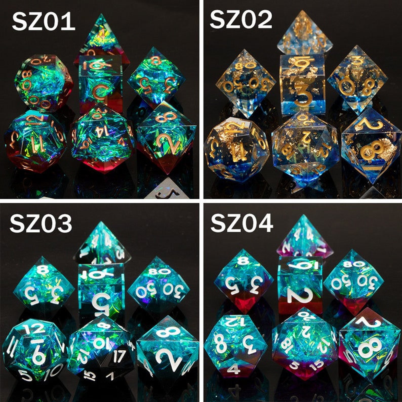 Resin Dice Set / Dungeons and Dragons / Dnd D&d Dice / - Etsy UK