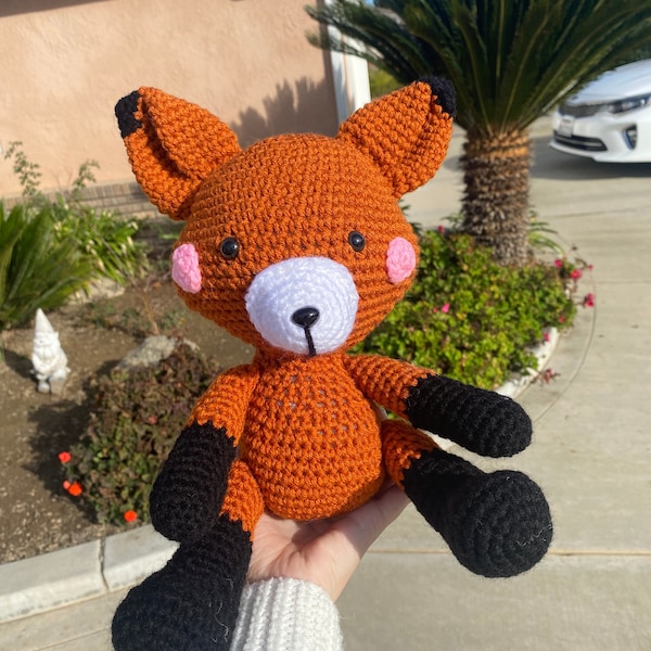Crochet Fox - Etsy