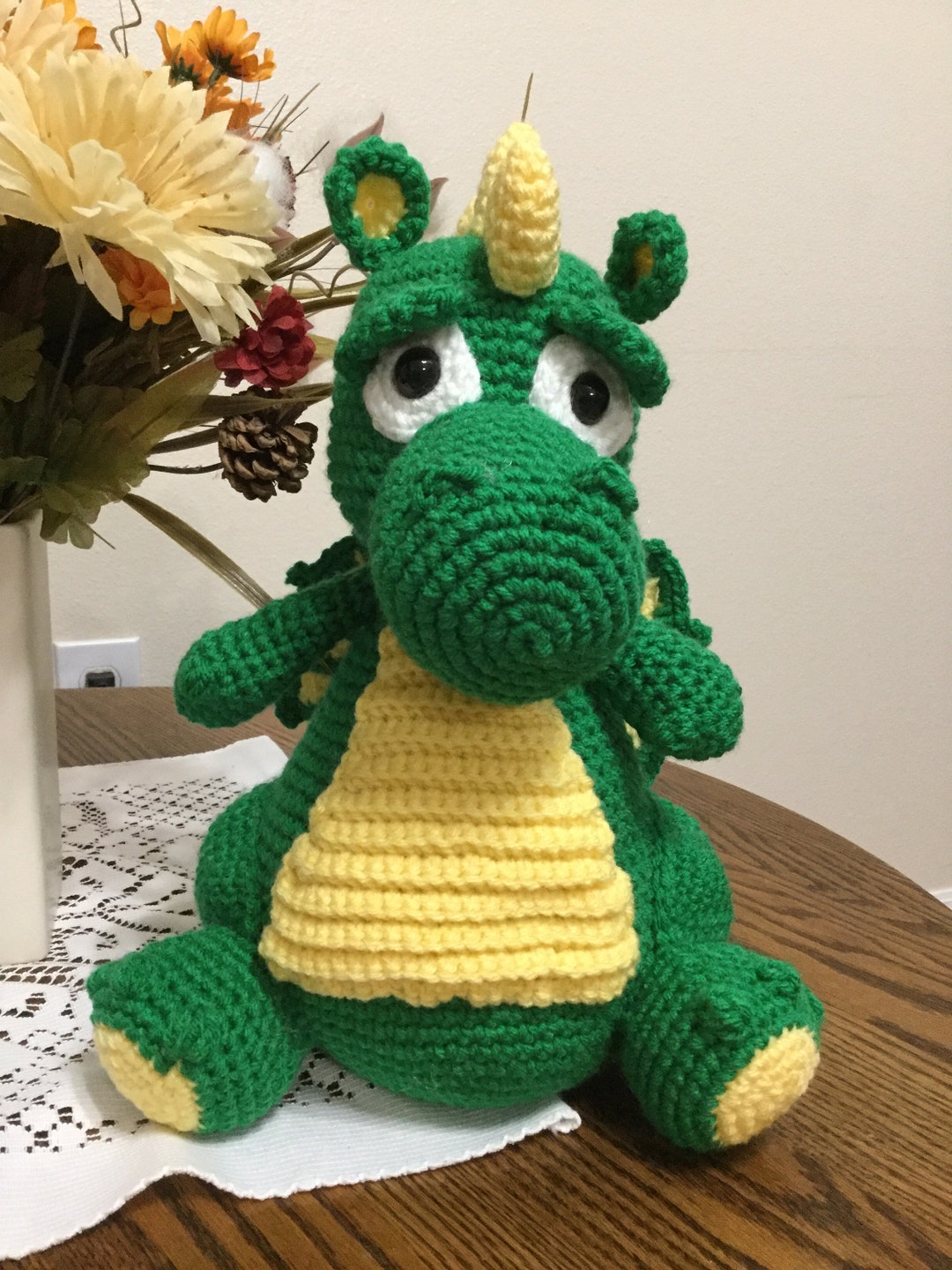 Crochet Dragon - Amigurumi Dragon - Handmade Dragon - Etsy
