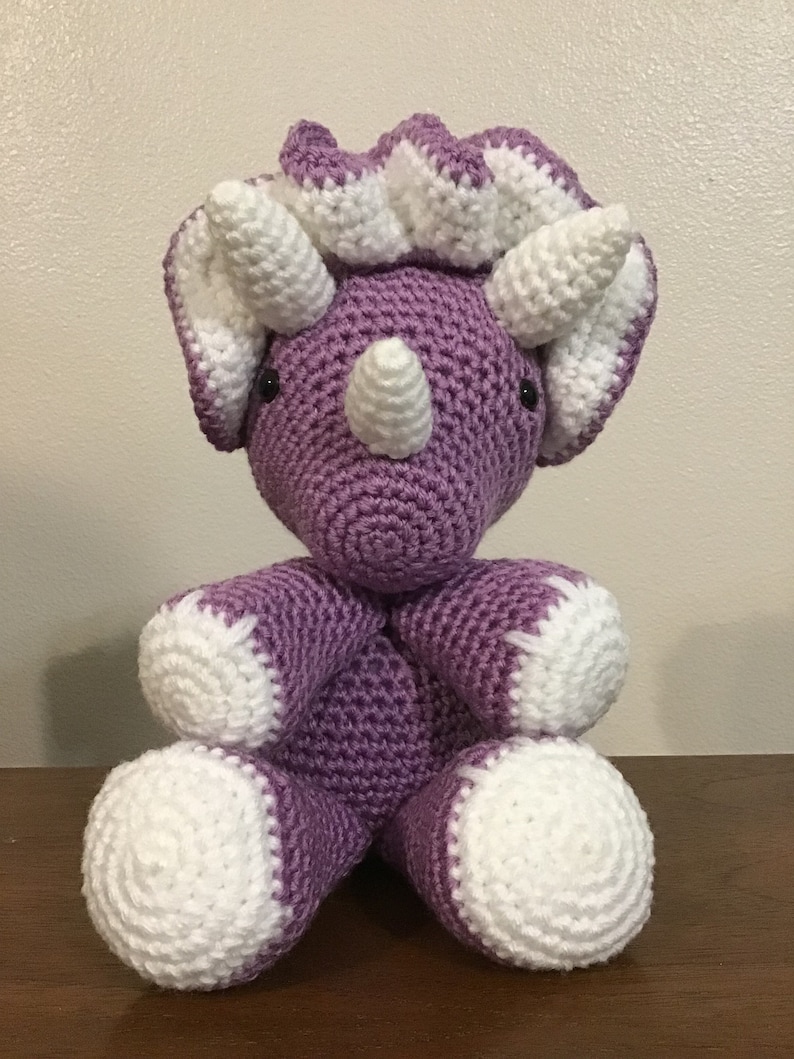 Crochet Triceratops Amigurumi Triceratops - Etsy