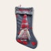 Personalised Christmas Stocking With Character Xmas Stocking - Etsy UK