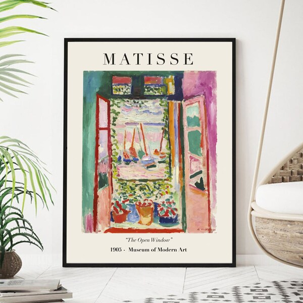 Matisse Exhibition Poster - Etsy