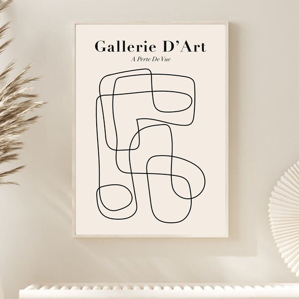 Abstract Line Art - Etsy
