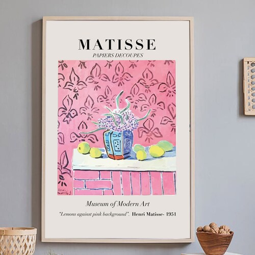 The Pink Studio by Henri Matisse Print Museum Exhibition - Etsy