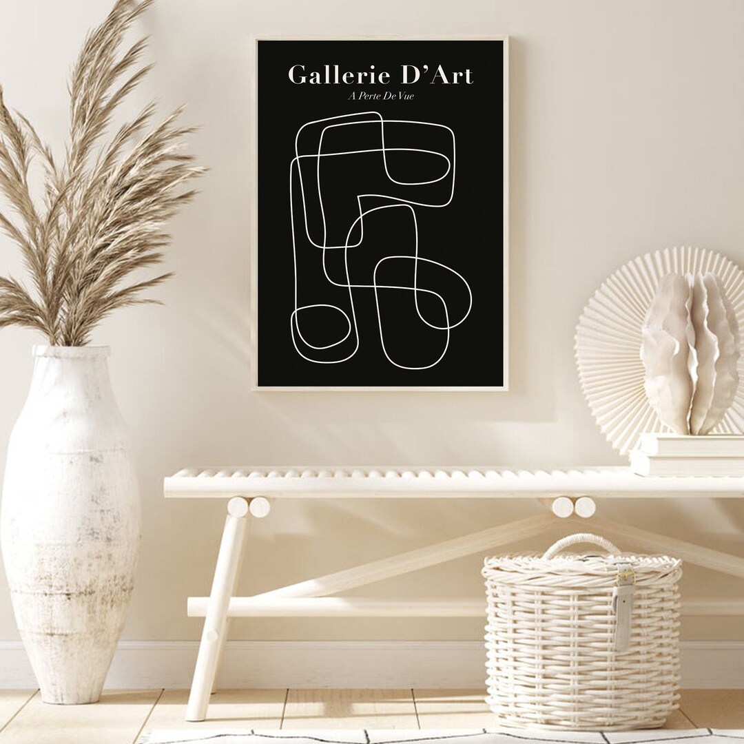 Single Line Art Print, One Line Art Print, Abstract Line Art Print ...