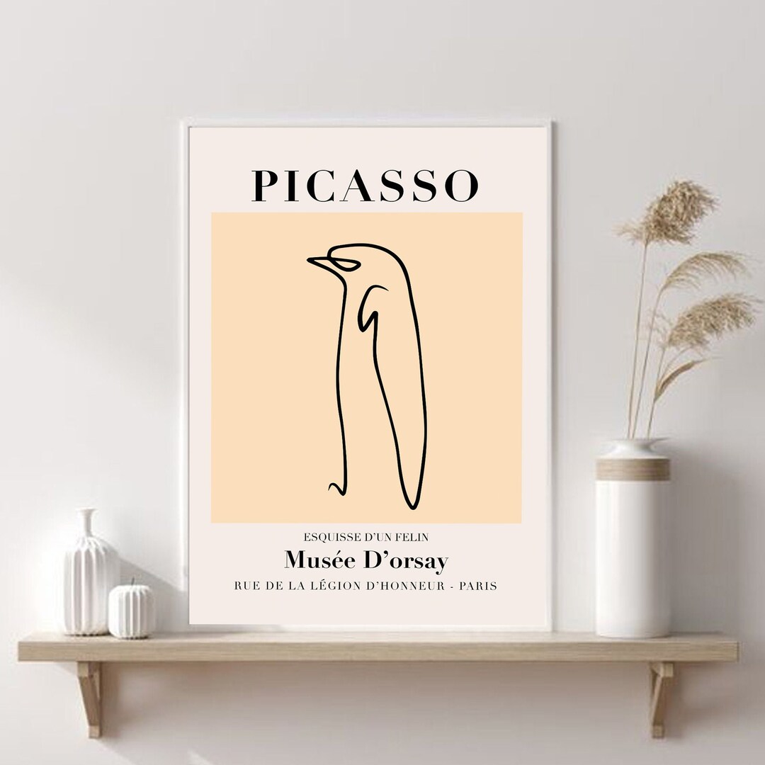 Picasso Penguin, Picasso Print, Picasso Poster, Picasso Wall Art ...