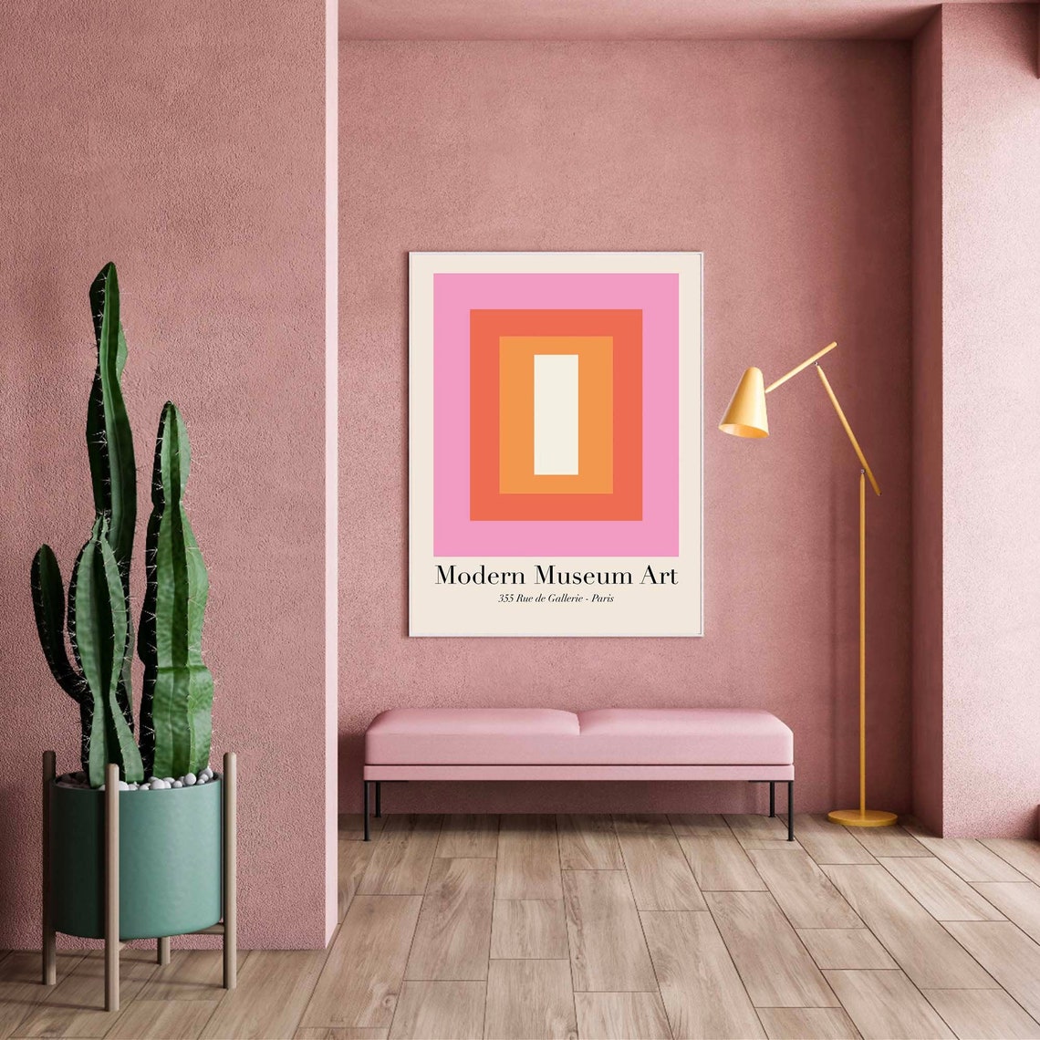 Color Block Print Modern Museum Art Art Gallery Poster - Etsy