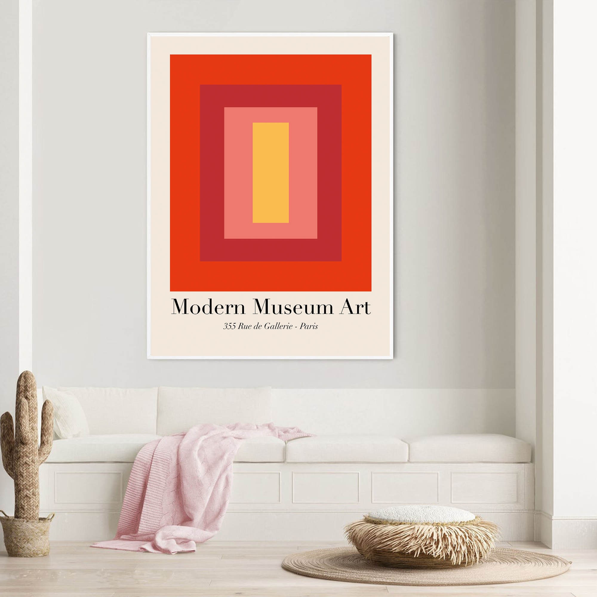 Color Block Print Modern Museum Art Art Gallery Poster - Etsy
