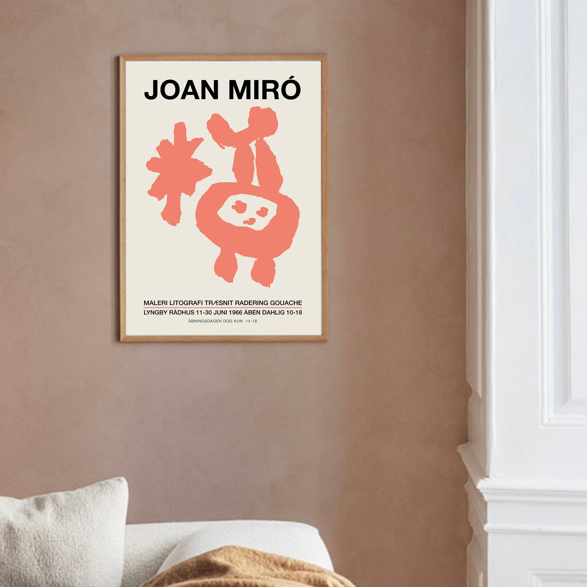 Joan Miro Maleri Litografi Art Print Exhibition Art Print - Etsy