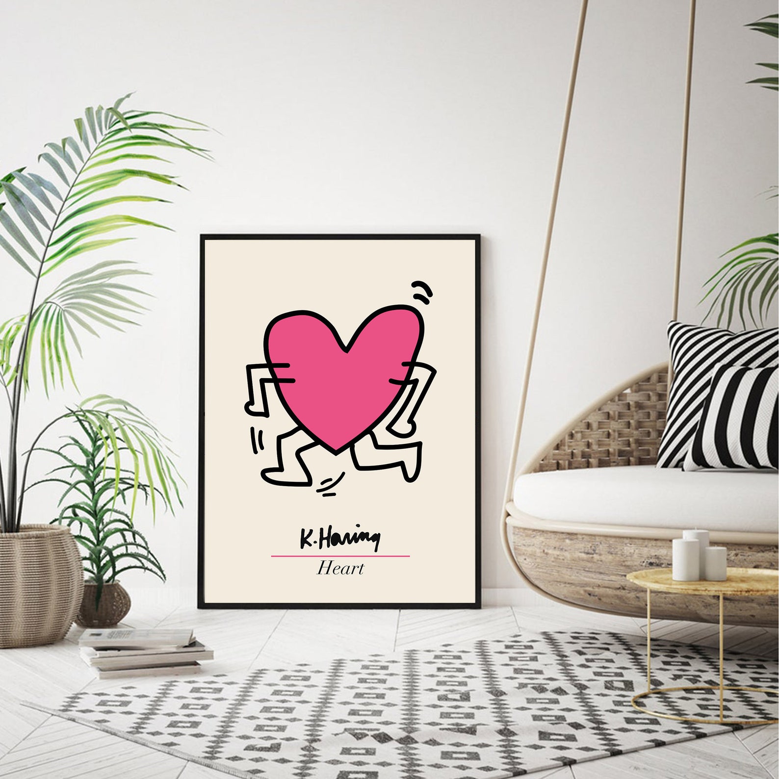 Keith Haring Love Pop Art Keith Haring Poster Keith Haring - Etsy