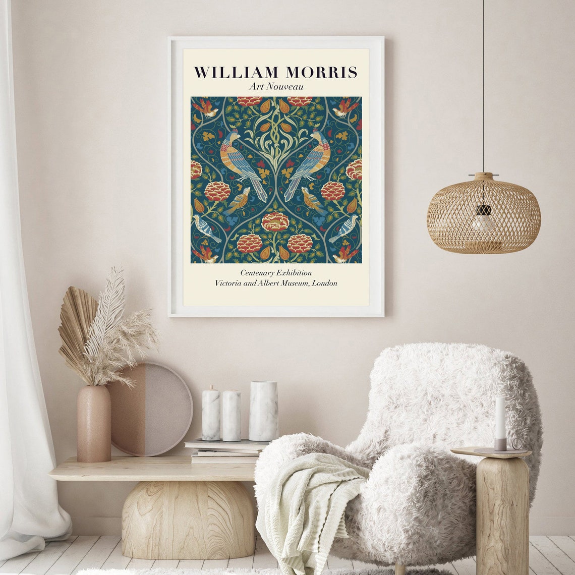 William Morris Exhibition Poster William Morris Print - Etsy