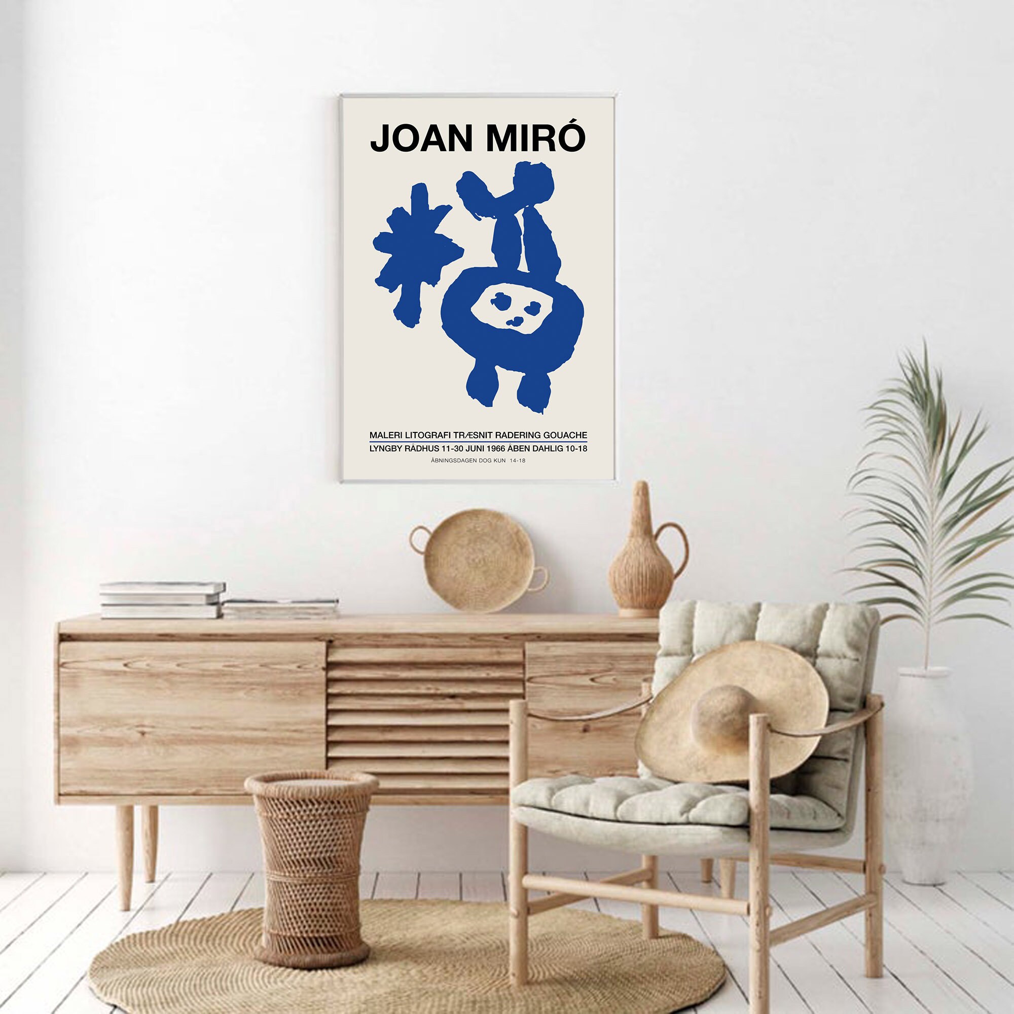 Joan Miro Maleri Litografi Art Print Exhibition Art Print - Etsy