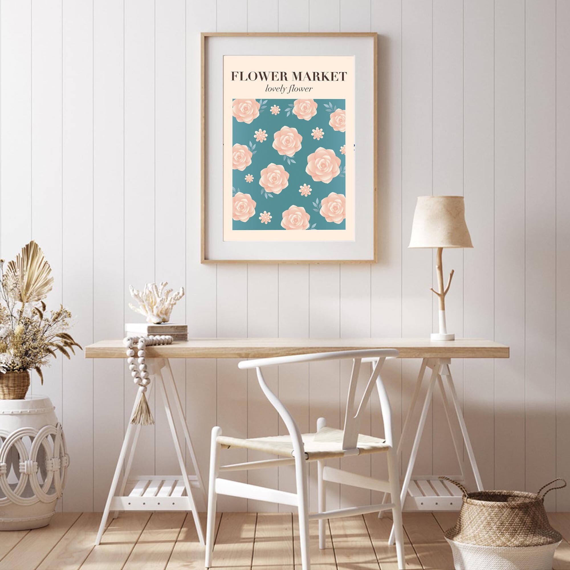 Flower Prints Wall Art Flower Market Print Flower Shop Sign - Etsy