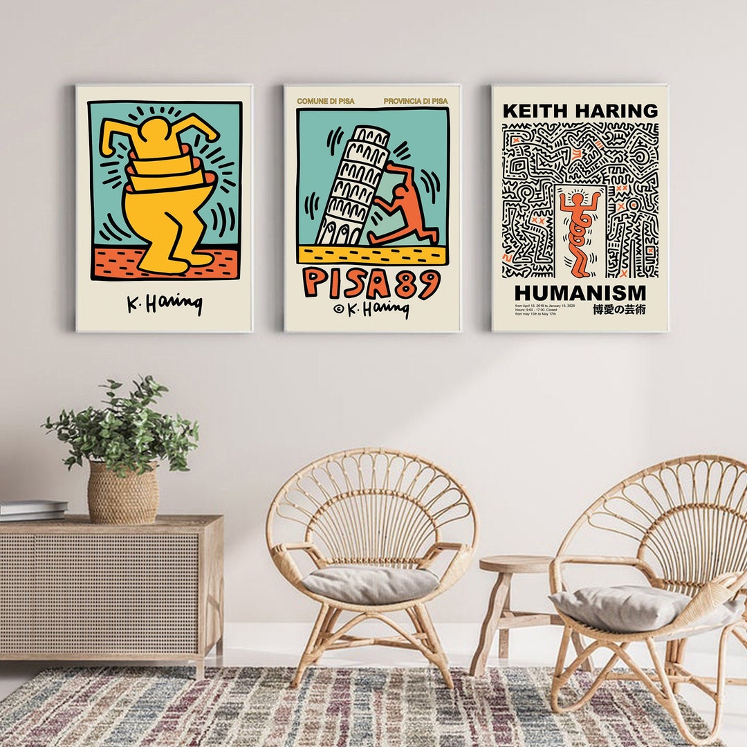 Set of 3 Prints, Set of Three Wall Art, Gallery Wall Bundle, Keith ...