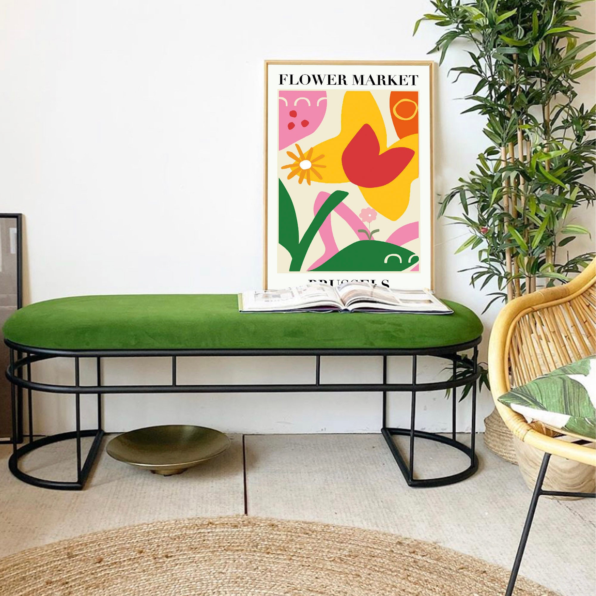 Flower Market Print Flower Shop Sign Florist Gift Flower | Etsy