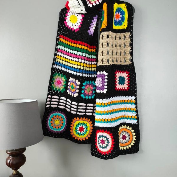 Patchwork Scarf - Etsy